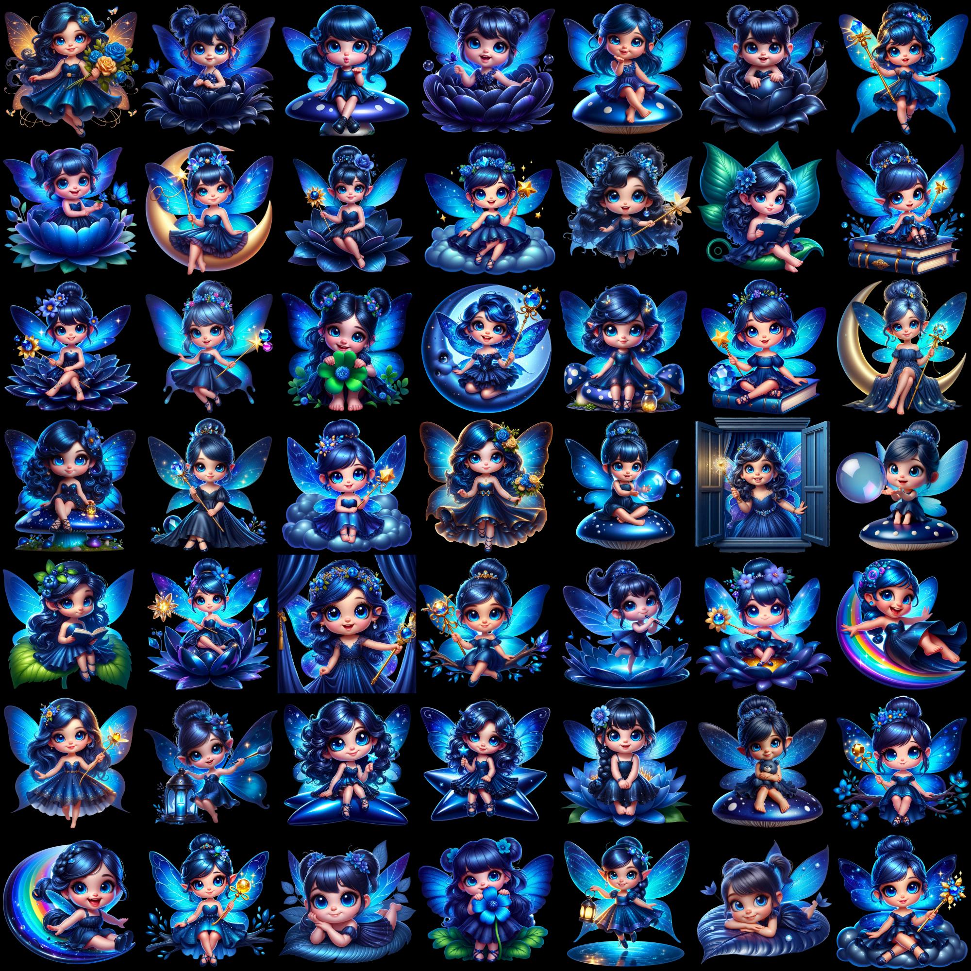 49 PNG Cute Blue Fairies Clipart , Garden Fairies, Magical Fairy, Fairy ...