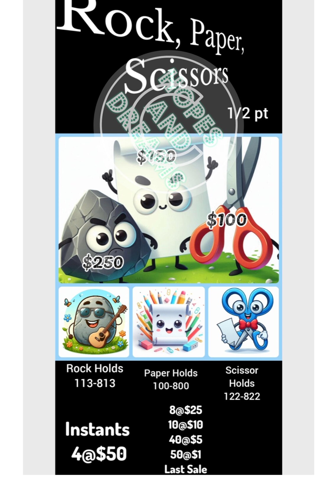 ROCK, PAPER, SCISSORS - Etsy