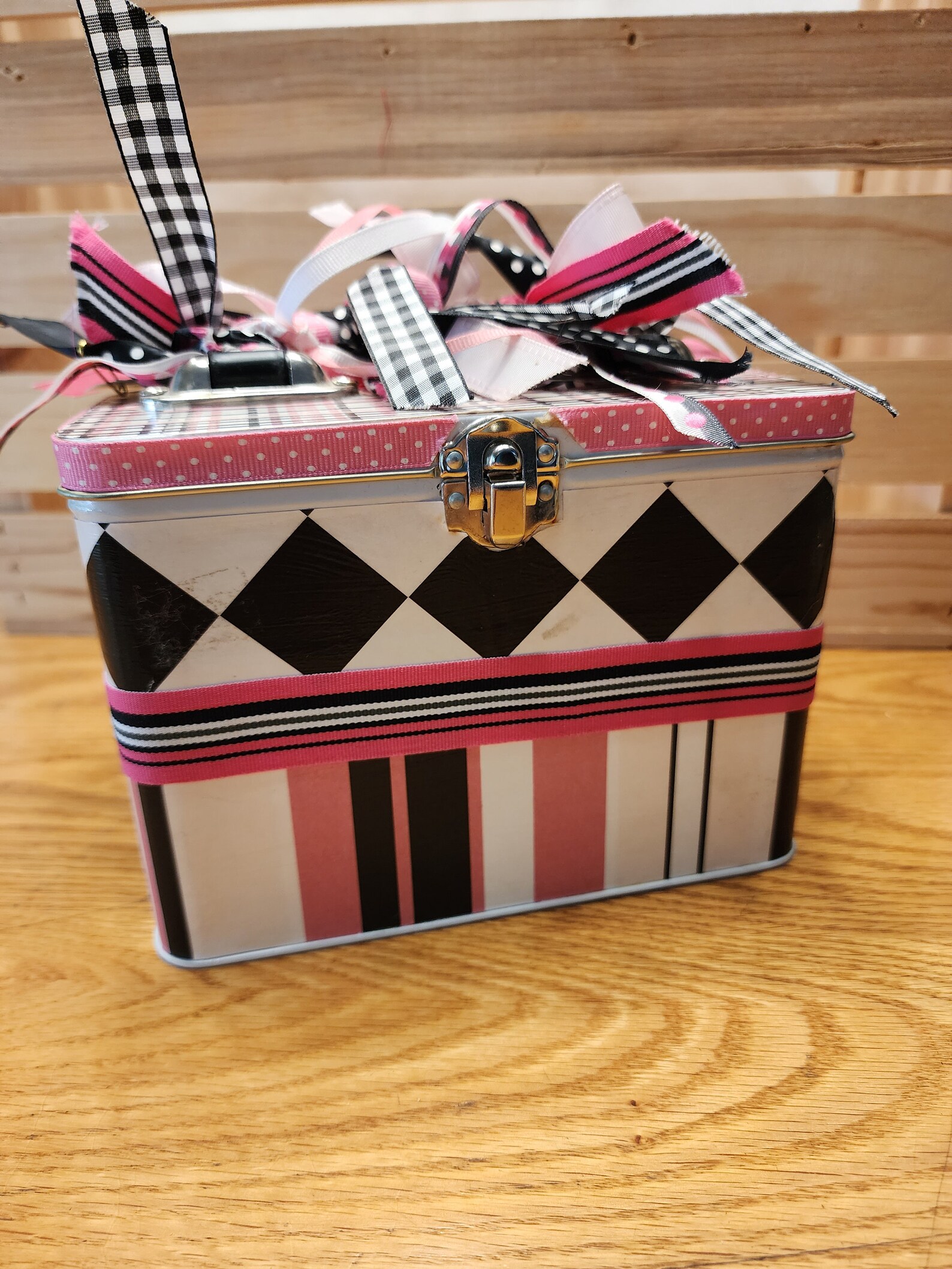 Tin Lunch Box/card Holder - Etsy