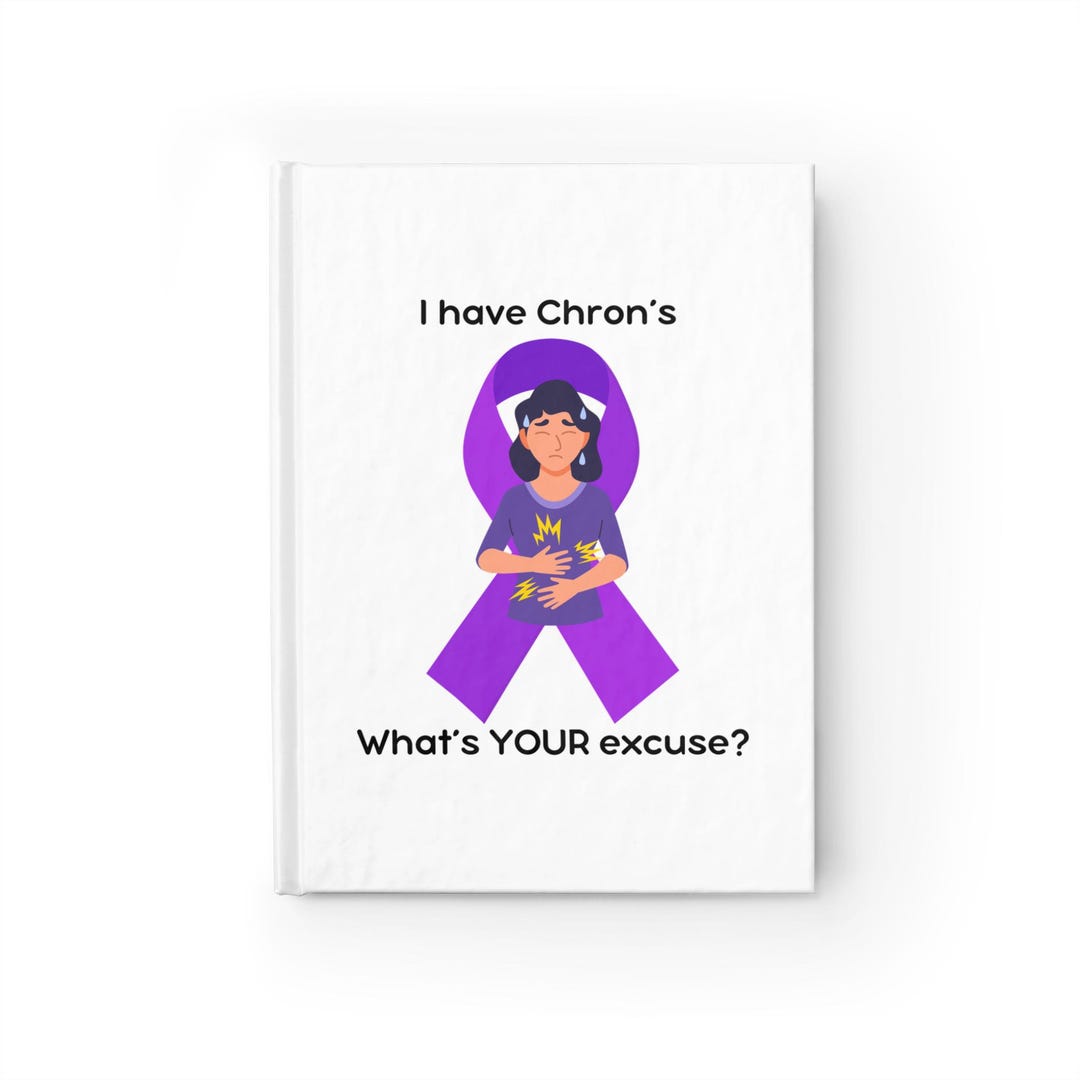 Chron's Disease Awareness Journal Ruled Line - Etsy