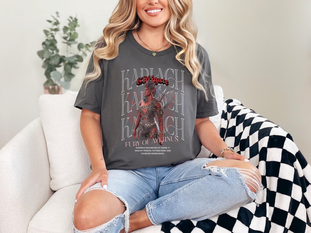 Karlach Shirt, Baldurs Gate 3 T-shirt, Karlach Cliffgate, Karlach BG3 ...