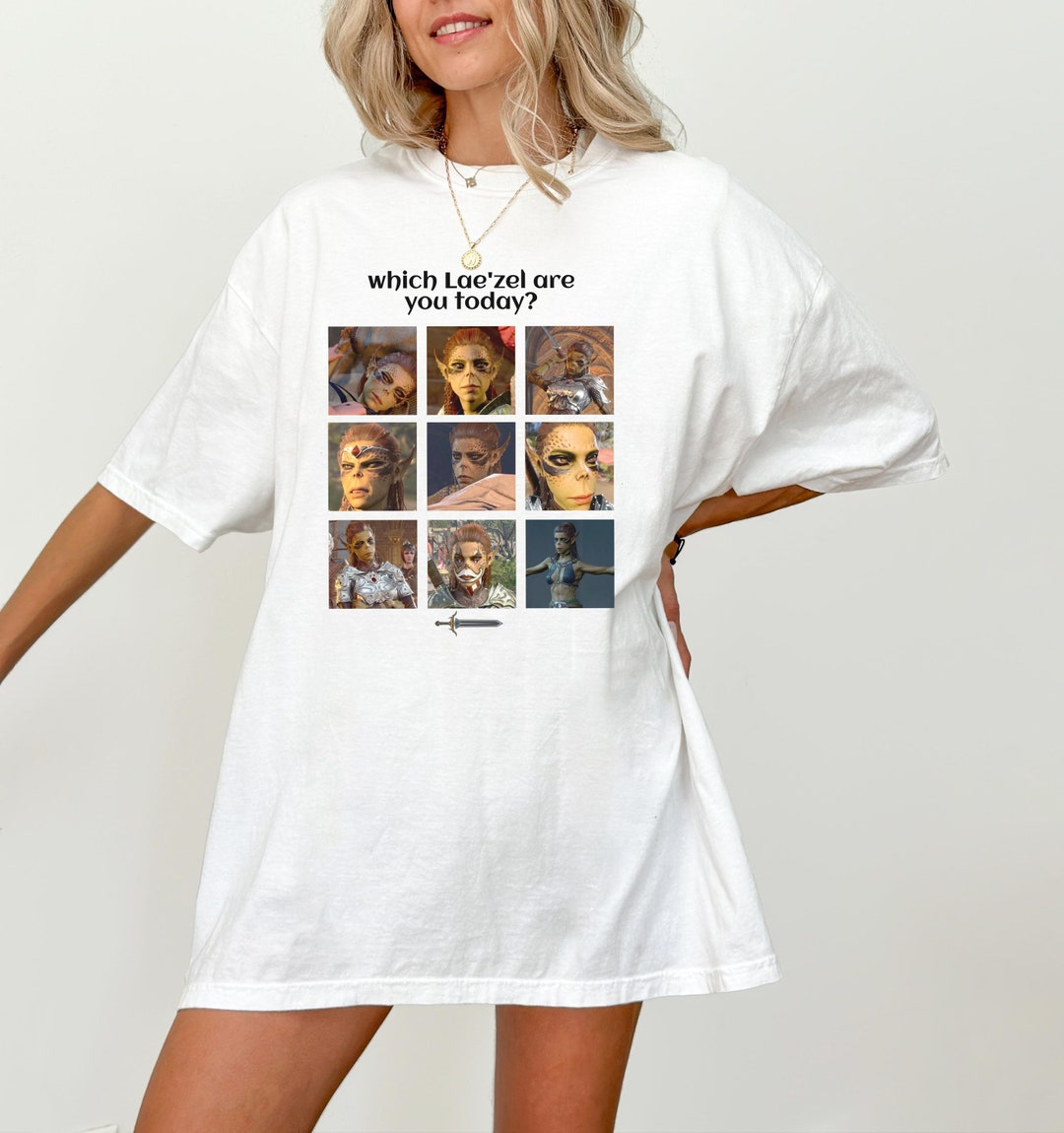 Laezel Unisex Shirt, Baldurs Gate 3 Laezel Tshirt, BG3 Tshirt, Game ...