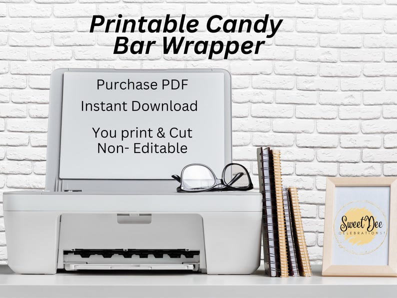 Printable Candy Bar Wrapper Instant Download Ballerina Themed Fun ...