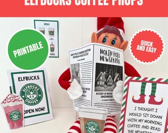 Elf Grocery Shopping Props, Printable Food Shopping Scene, Funny Elf ...