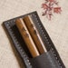 Chopstick Leather Pouch With Personalized Imprinting Option Black or ...