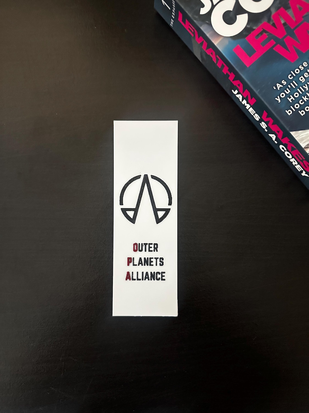 The Expanse OPA 3D Printed Bookmark Sci-fi Fan Gift Belter Rebellion ...