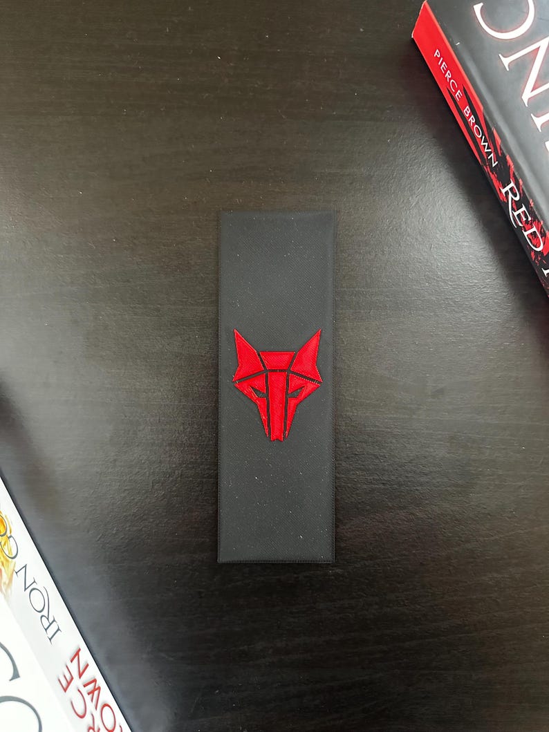 Red Rising Howlers Symbol 3D Printed Bookmark Sci-fi Book Lover Gift ...