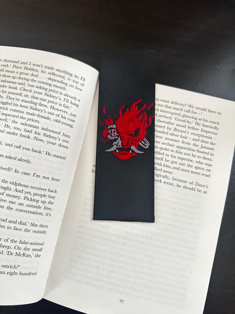 Cyberpunk 2077 Samurai 3D Printed Bookmark | Video Game Fan Gift ...