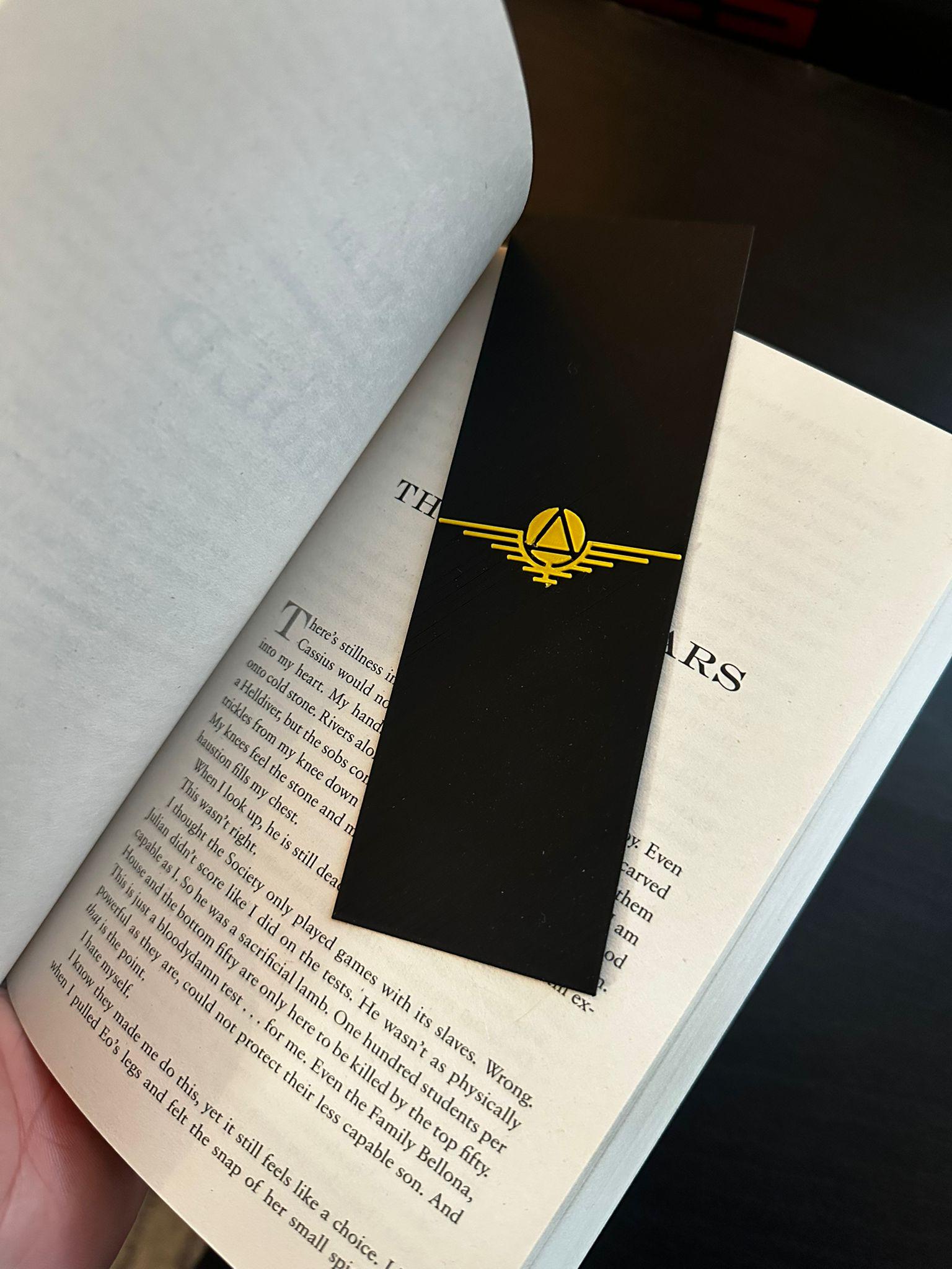 Red Rising Gold Sigil 3D Printed Bookmark | for Sci-fi Fans - Etsy
