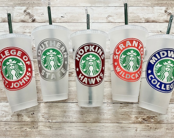 Starbucks Cup| College Starbucks Cup| Personalized University Reusable ...
