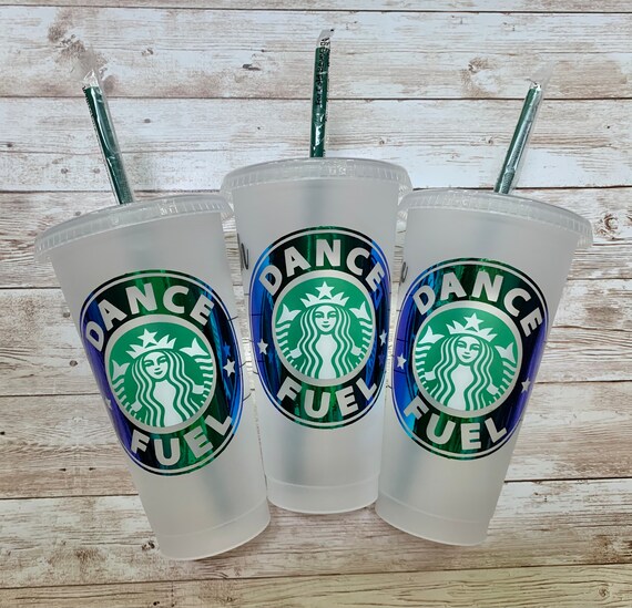 Dance Fuel Personalized Starbucks Cold Cup Reusable Plastic - Etsy
