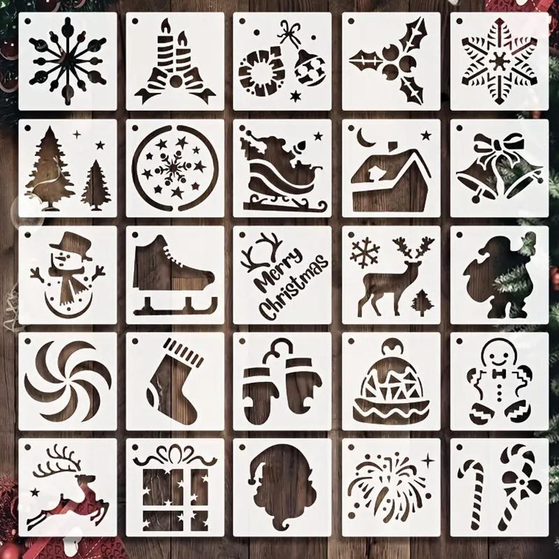 Holiday Stencils - Etsy