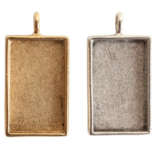 Rectangle Pendant - Etsy