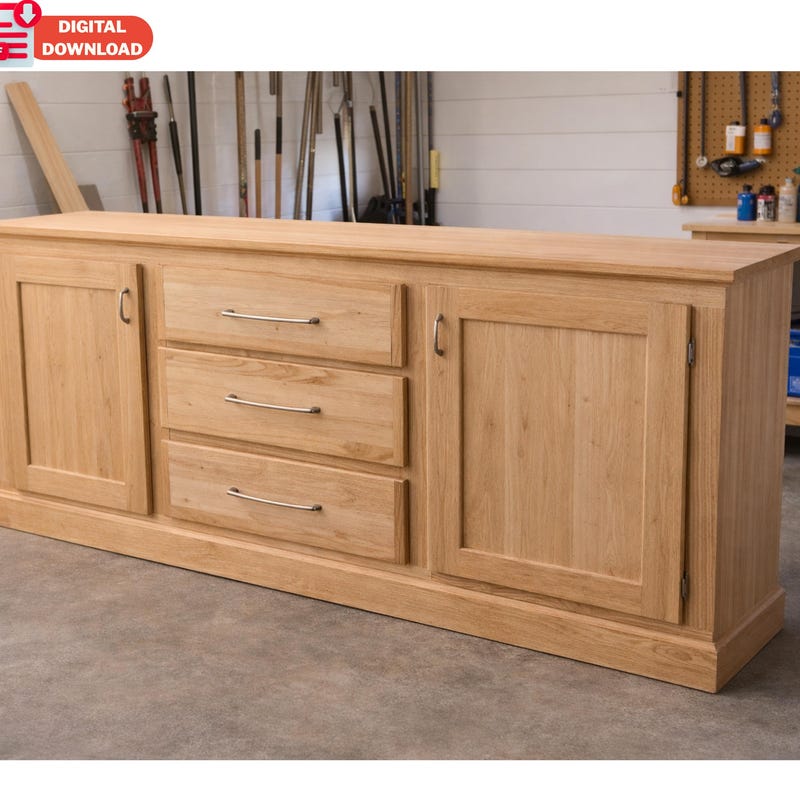 Extra Long Buffet Cabinet - Etsy