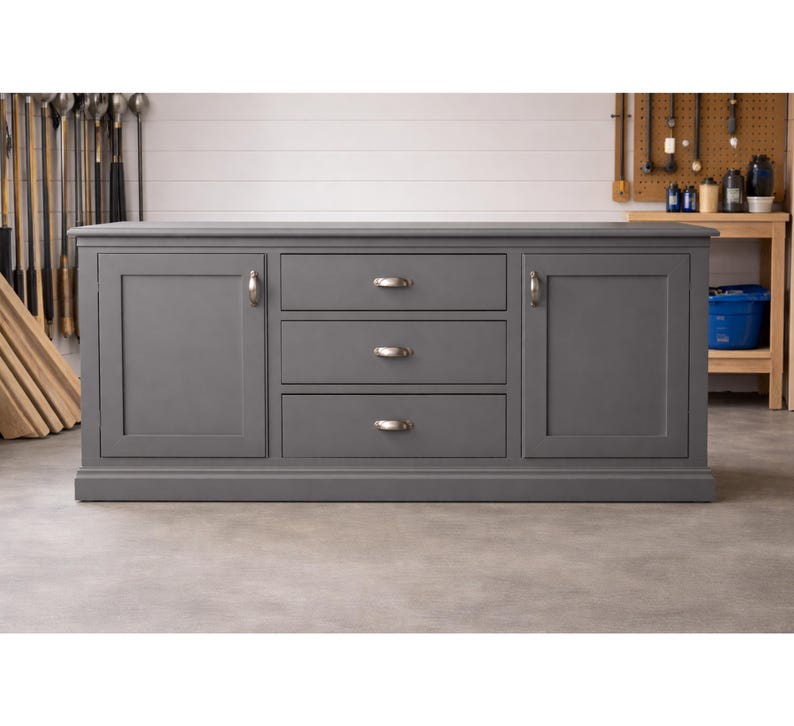 DIY Extra Long Buffet Cabinet Plans | Woodworking Sideboard (PDF) - Etsy