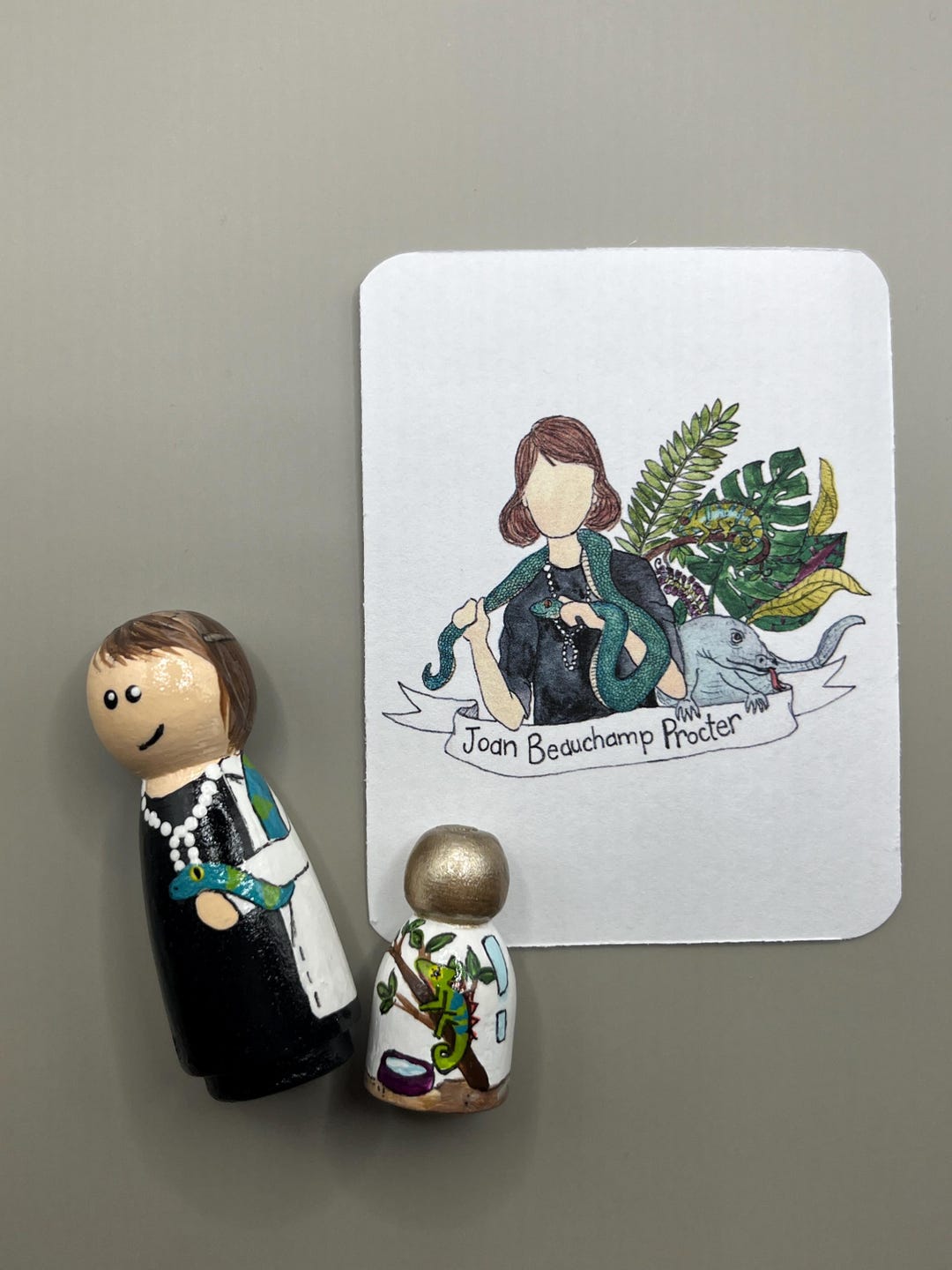 Joan Beauchamp Procter, Wooden Peg Doll Set, Influential Women ...