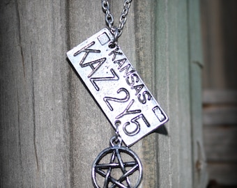 License Plate Necklace - Etsy