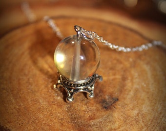 Crystal Ball Charm - Etsy