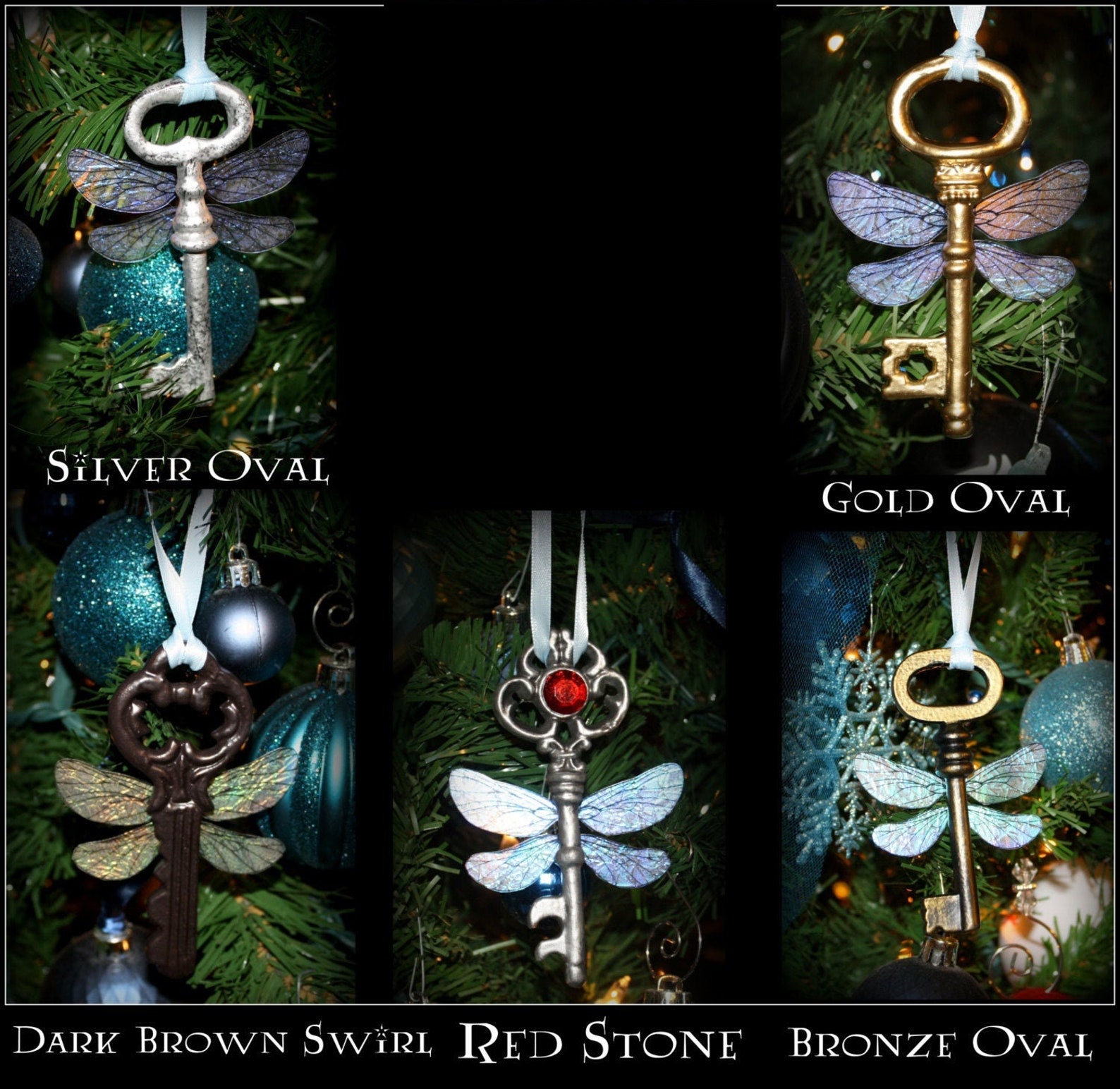 JUMBO Flying Winged Key Themed Ornament - Etsy