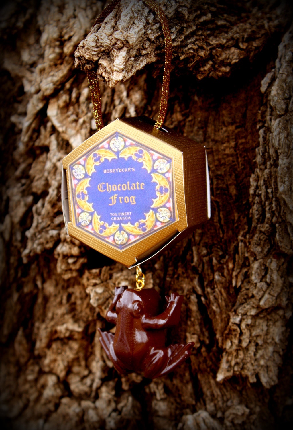 Handmade Chocolate Frog Candy Inspired Christmas Ornament | Etsy