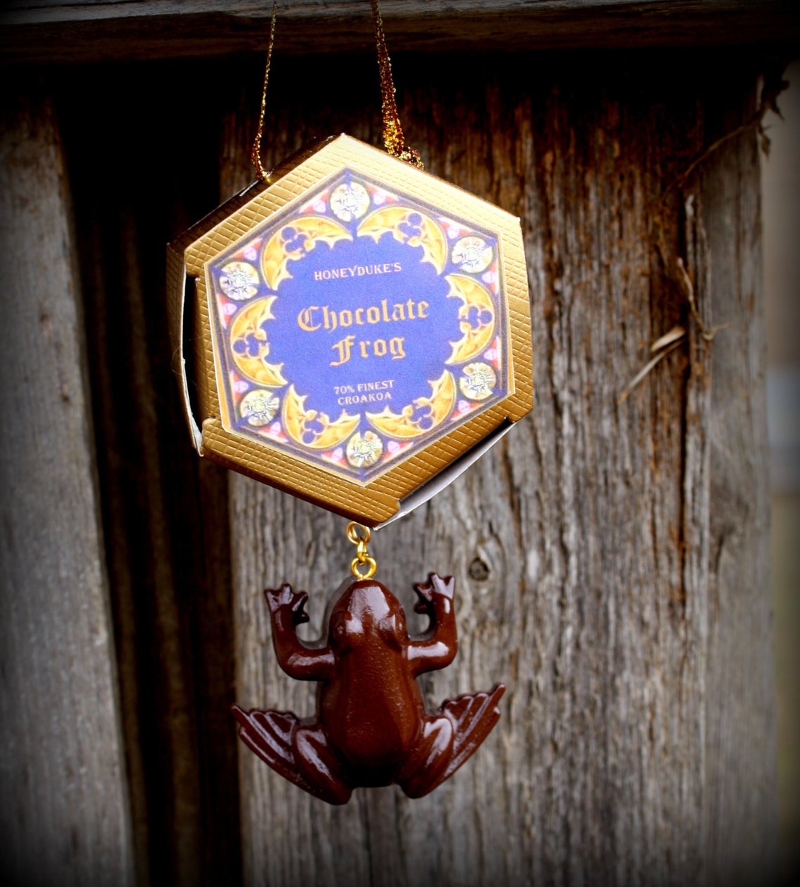 Handmade Chocolate Frog Candy Inspired Christmas Ornament | Etsy