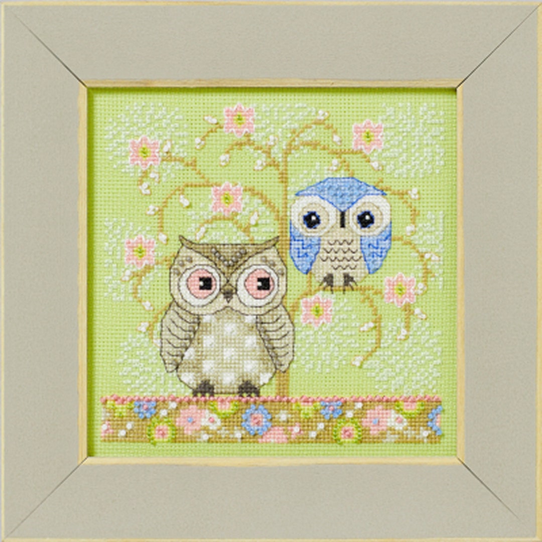 Mill Hill Debbie Mumm Artful Owls - Spring Owls DM30-2411 Counted Cross ...
