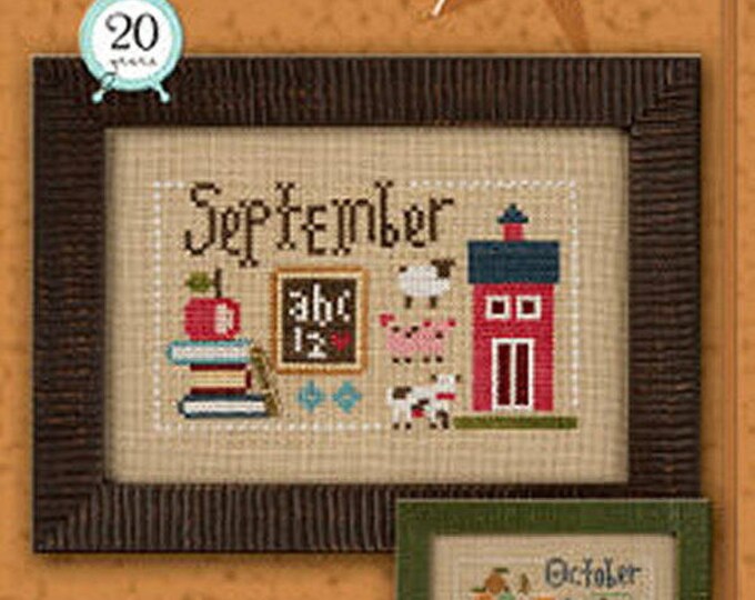 Lizzie Kate Yearbook Double Flip Series September October F162 Counted ...