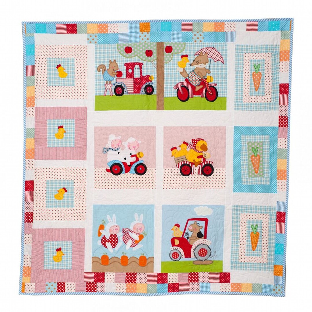 Red Brolly Red Briar Farm Quilt Applique Embroidery Pattern - Etsy