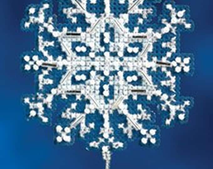 MILL HILL KIT Snow Crystals Charmed Ornaments Star Crystal - Etsy