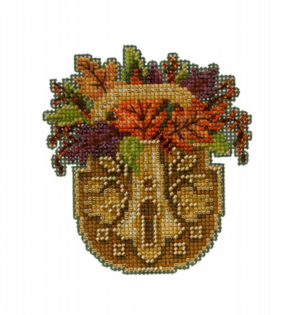 Mill Hill Antique Locks Trilogy - Autumn Lock MH19-2212 Ornament Beaded ...