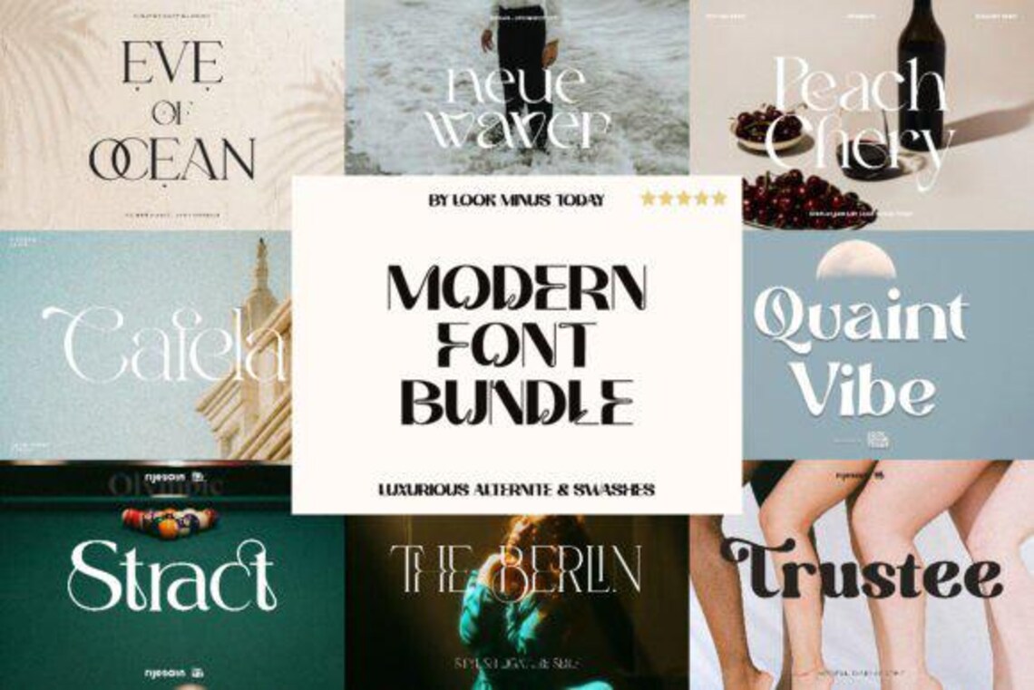 Exclusive Modern SVG Font Bundle: Perfect for Crafting, Design, and DIY ...