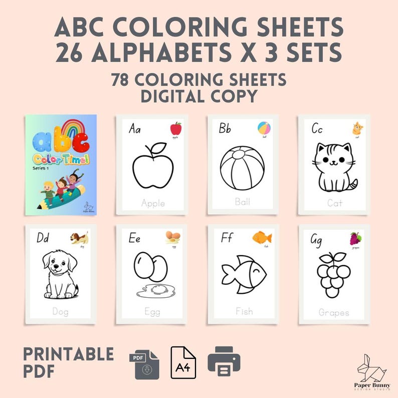 Alphabet Coloring Pages Preschool Coloring Pages Preschool Printable ...