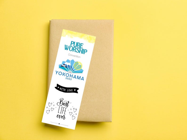 JW 2025 “pure Worship” Special Convention Printable Bookmark Digital ...