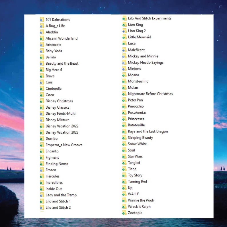 Characters Mega Bundle Pack Svg Png Dxf, Family Vacation, Princess ...