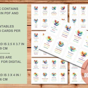 Fresh Start Affirmation Cards | 64 Positive Printables With Phoenix ...