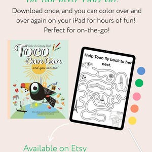 Toco Can Can: and You Can Too! Color-in Activity Book - Digital ...