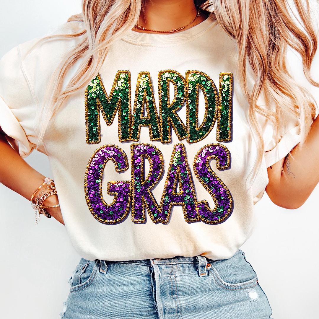 Mardi Gras Glitter PNG, Mardi Gras PNG, Mardi Gras PNG Design, Green ...