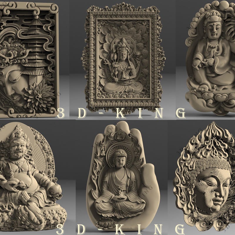 Asia 3d Model - Etsy