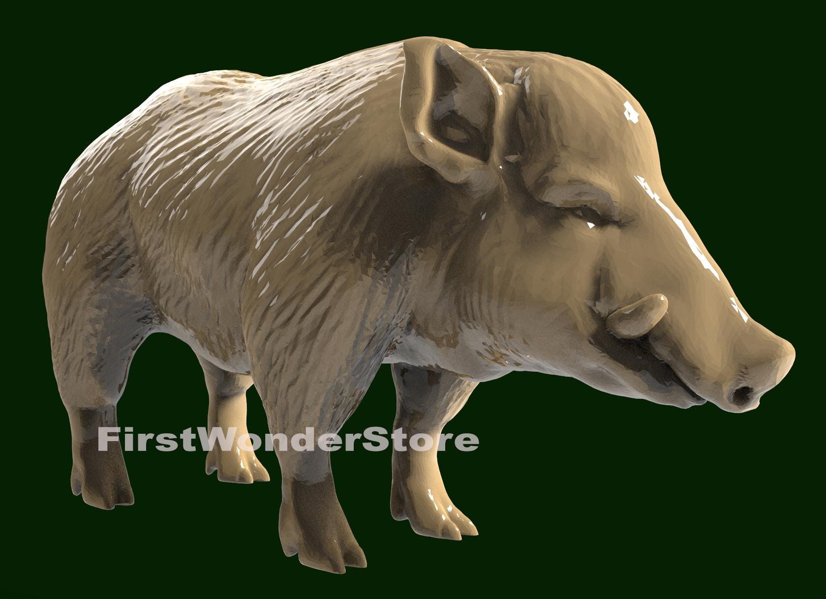 23 Pcs 3D STL Models of Bull Cow Goat Theme for CNC Router, Engraver ...