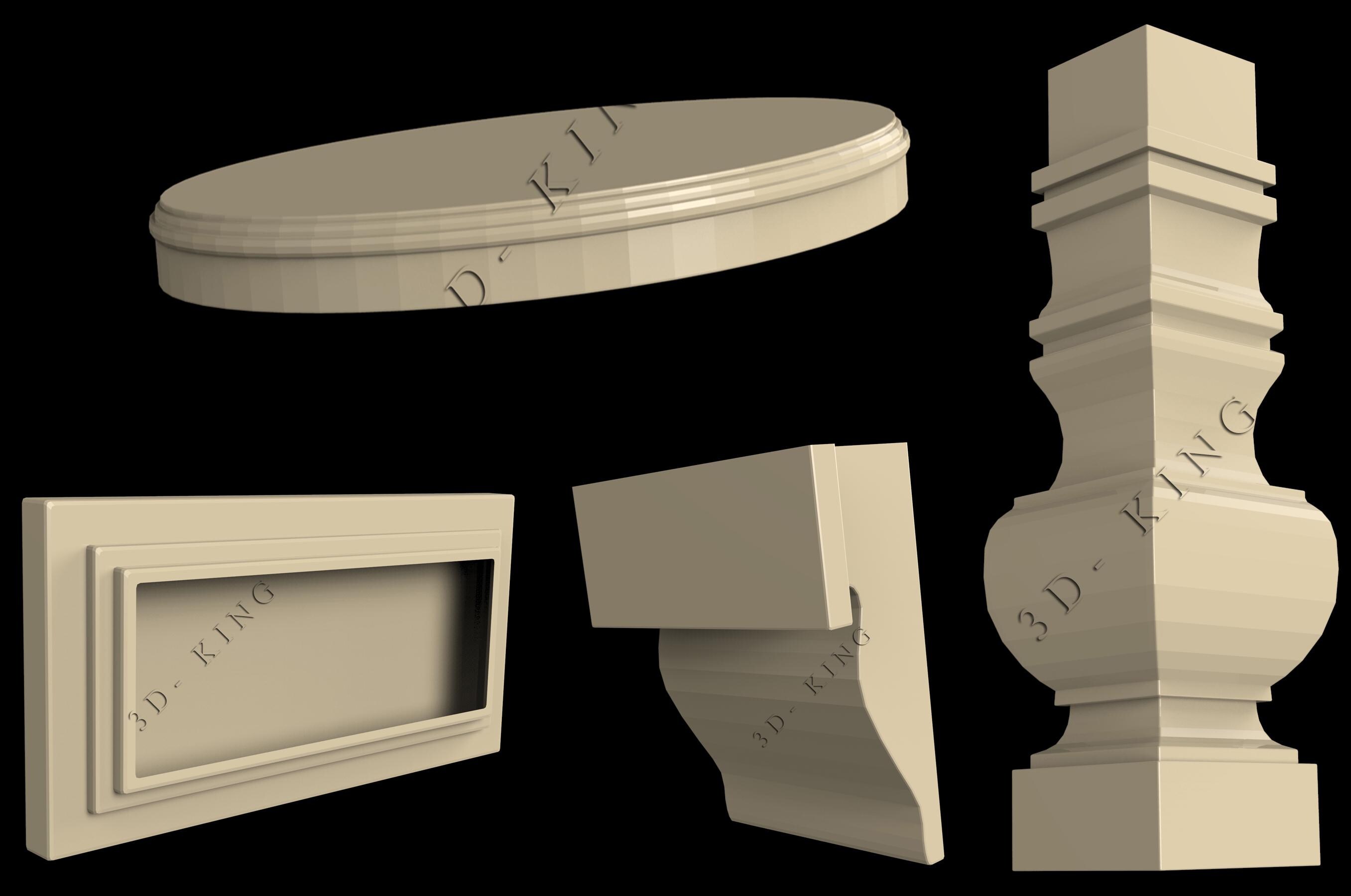 3D Table STL Models for CNC Router, Engraver, 3D Printer (35 Pcs) - Etsy