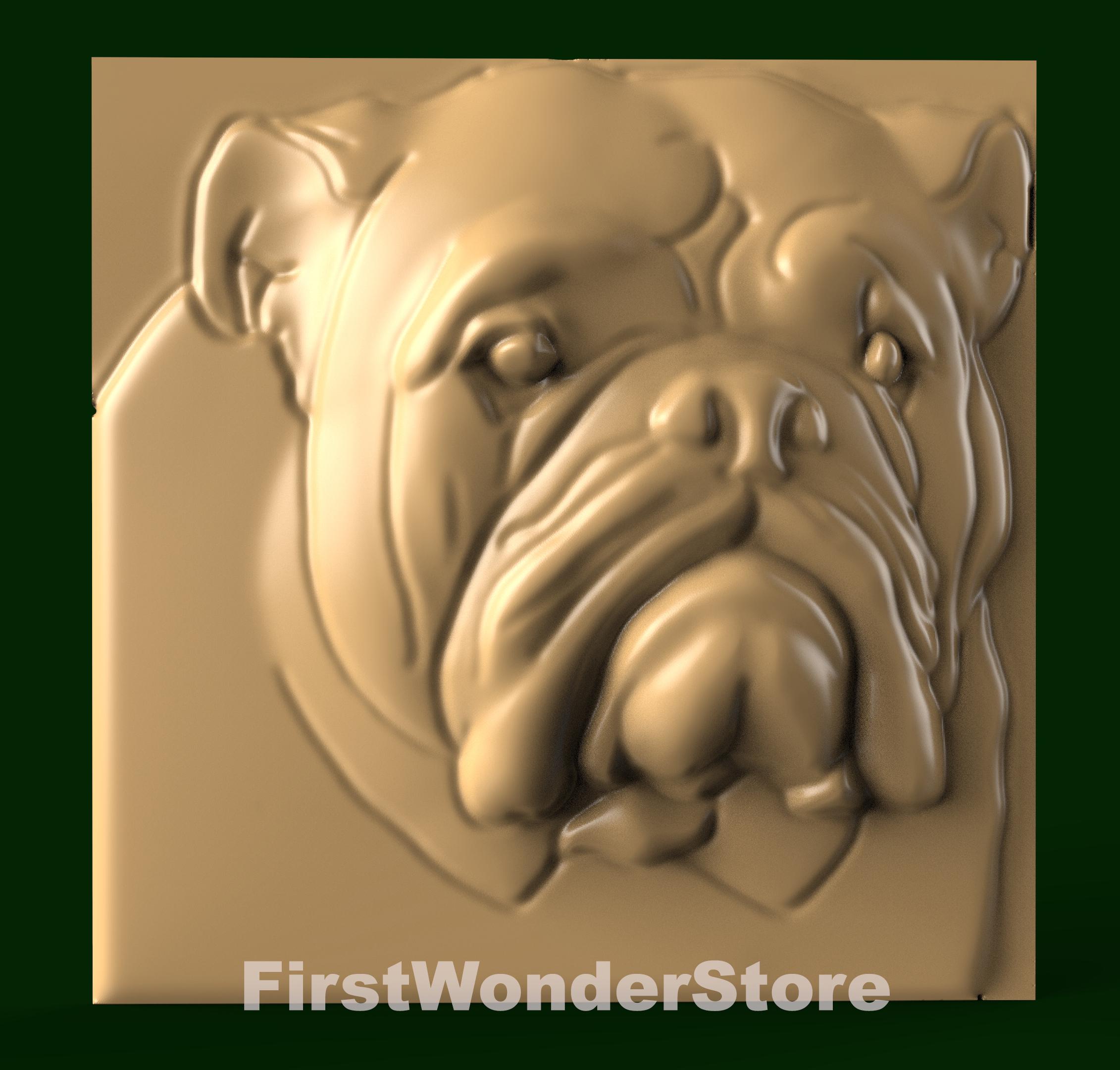 17 Pcs of Dog Breeds 3D STL Models for CNC Router, Engraver, Carving ...