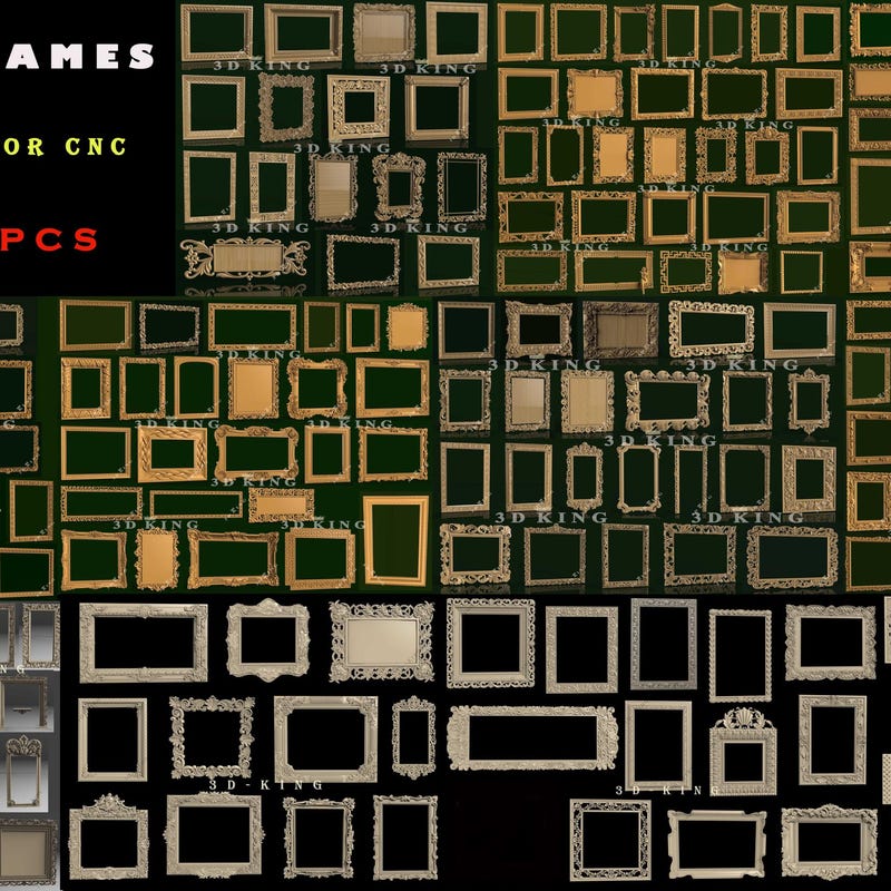 Cnc Borders Stl - Etsy
