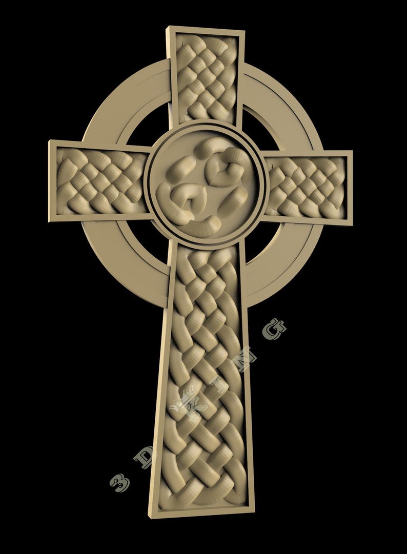 17 Pcs of Ornate Crosses 3D STL Model Set for CNC Router Engraver ...