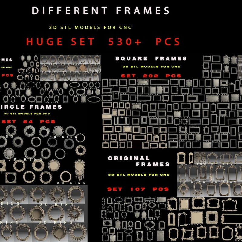 Photo Frame 3d Print File - Etsy