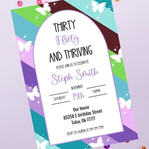 13 Going on 30, 30th Birthday Invitation, Instant Download, Editable - Etsy