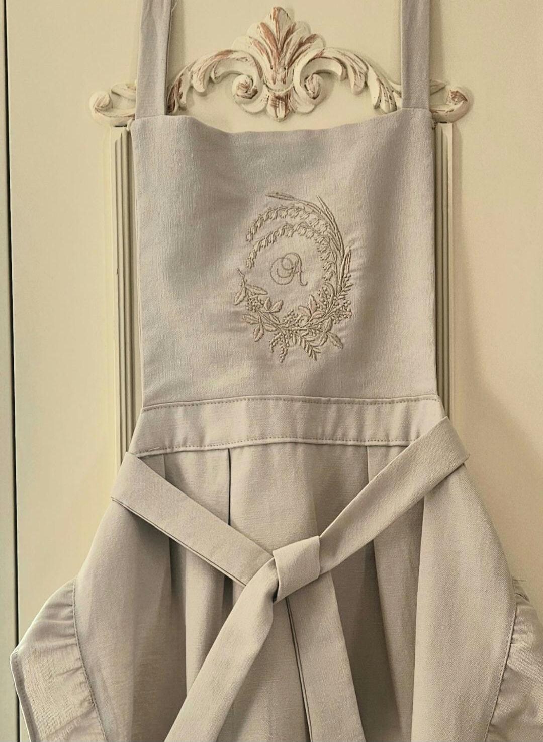 Personalized Initial Apron, Custom Letter Monogram Apron, Gift for Her ...