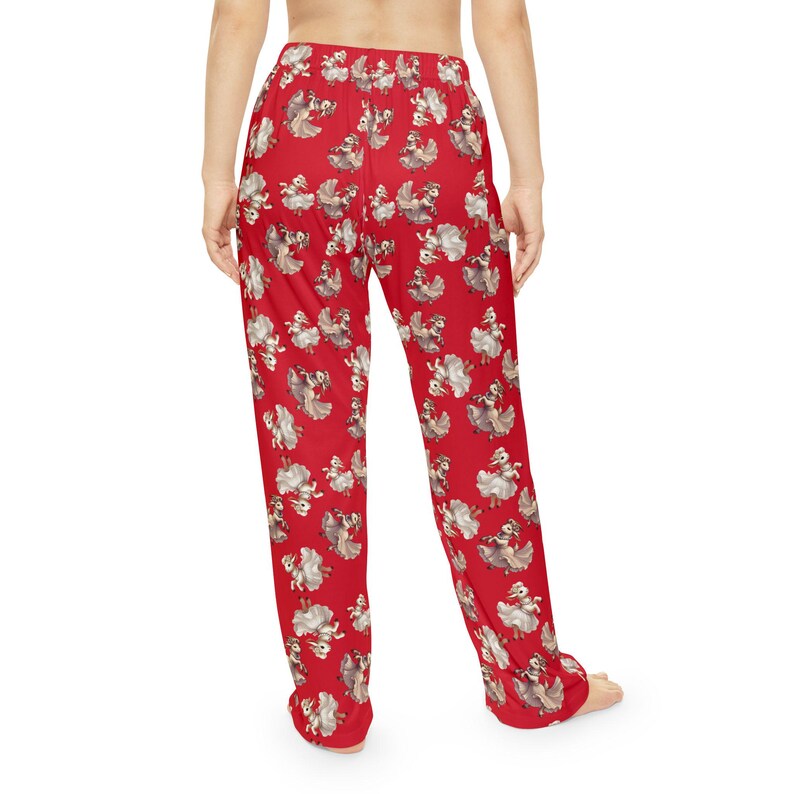 Vintage Glam Goat Ballerina Pattern Womens Pajama Pants Retro Marilyn ...