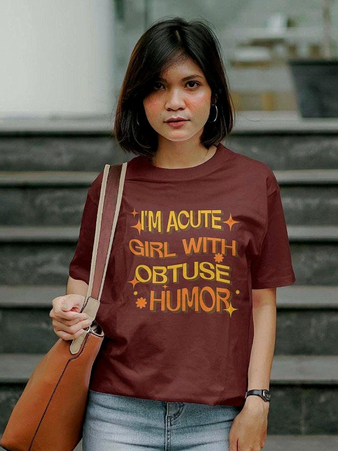 Funny Math Shirt - I'm Acute Girl With Obtuse Humor. College Humor ...