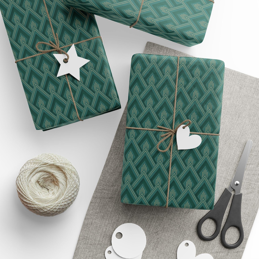 Wrapping Papers Art Deco Elegant Design, Multiple Sizes and Finishes to ...