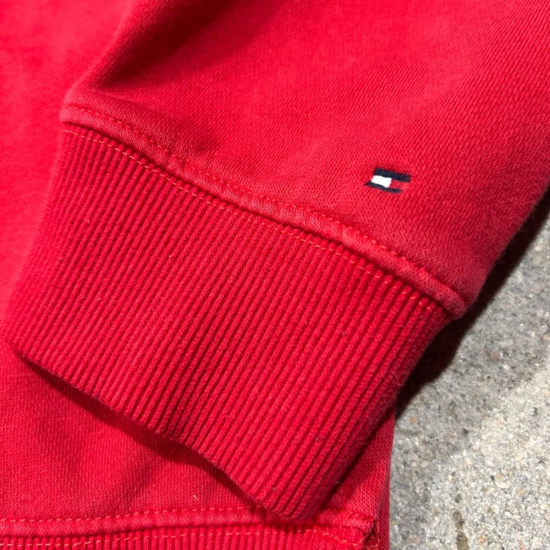 Vintage 90s Tommy Hilfiger Retro Logo 3D Patch Textured Spellout ...